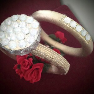 Wedding Ring Centerpieces Silver - Etsy
