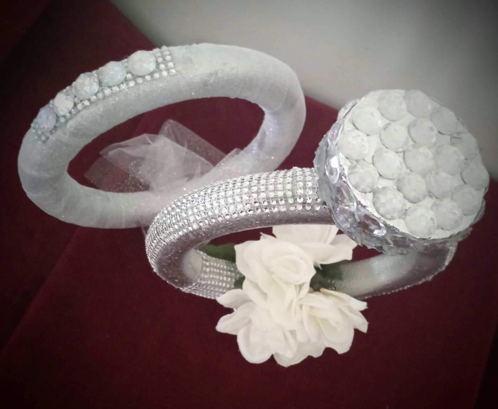 Wedding Ring Centerpieces Silver - Etsy