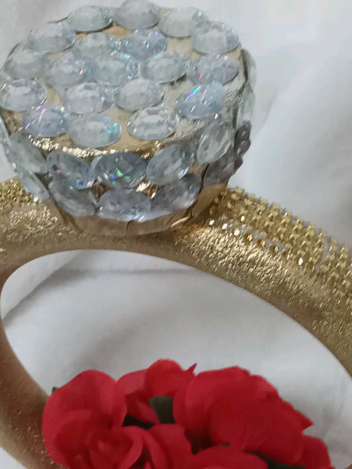 Wedding Ring Centerpieces Gold - Etsy