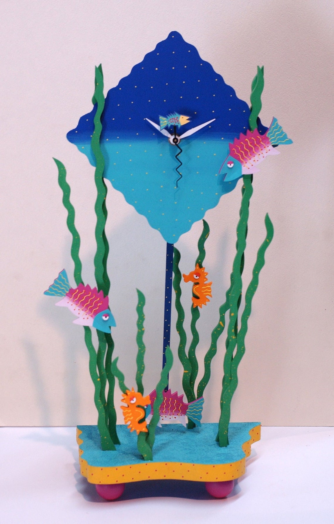 Fish Pendulum Clock - Etsy