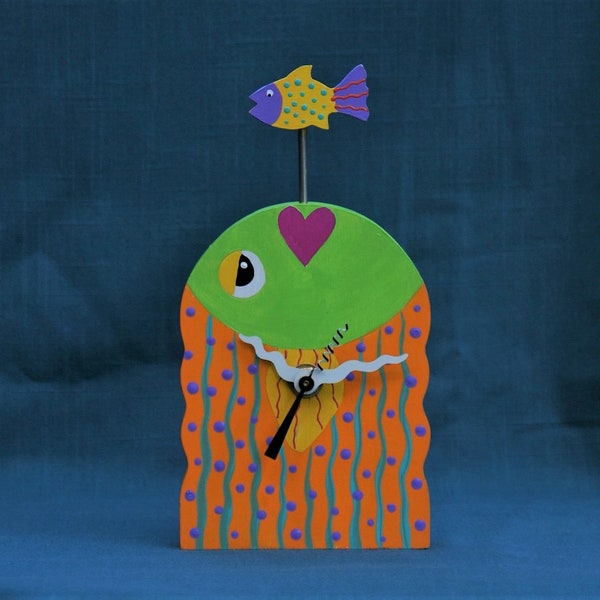 Fish Clock - Etsy