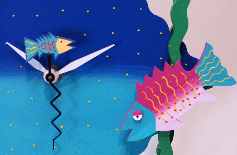 Fish Pendulum Clock - Etsy