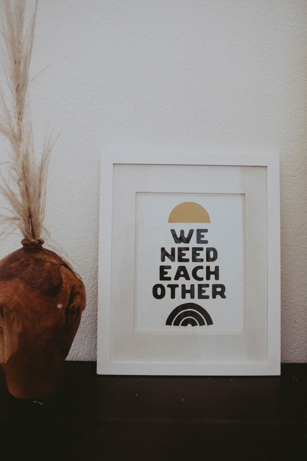 Letterpress: We Need Each Other - Etsy