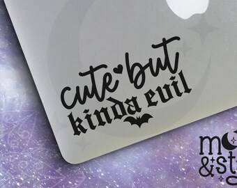 Cute but Evil Decal - Etsy
