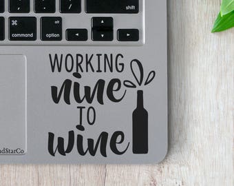Wine decal | Etsy