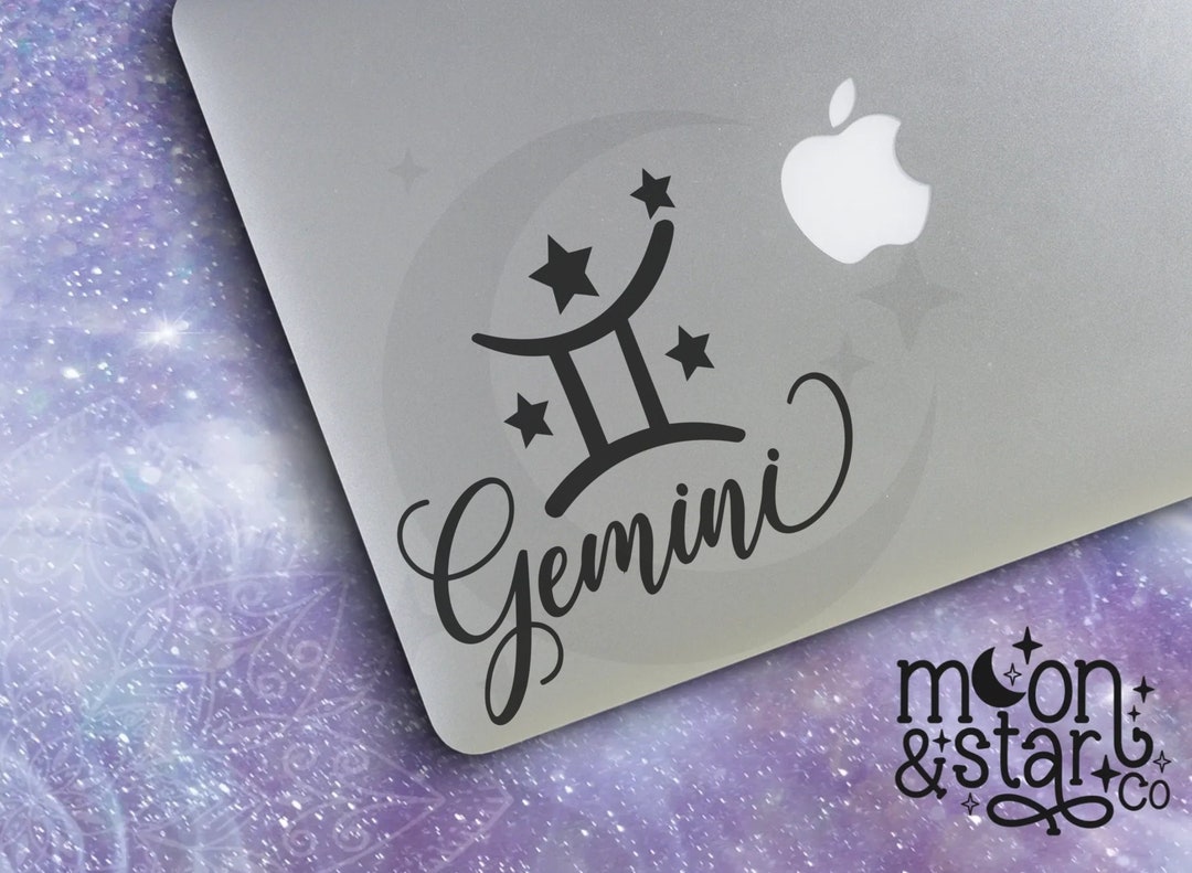 Gemini Stars Gemini Sticker Gemini Decal Astrology Decal - Etsy