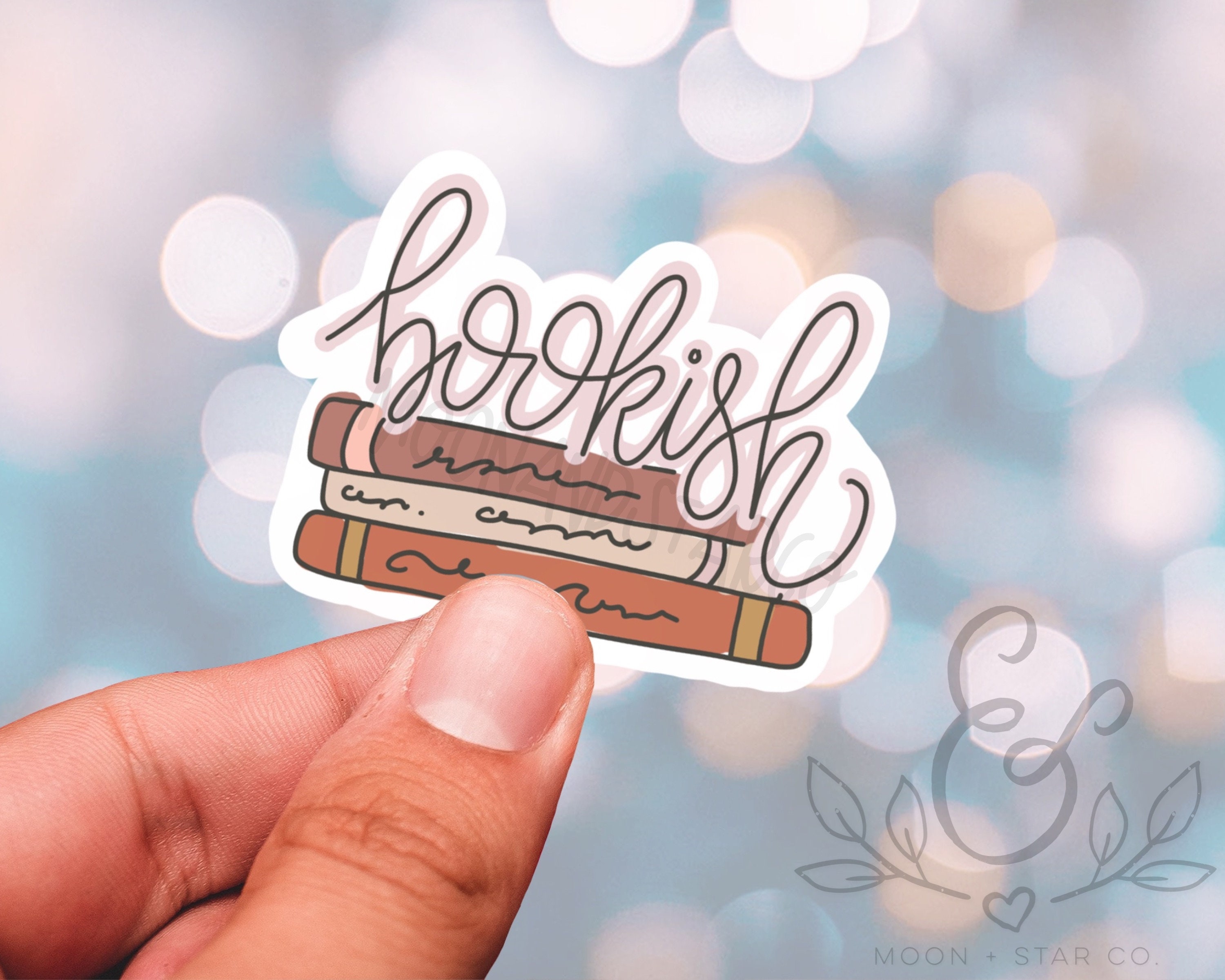 Bookish Bookish Sticker Sticker Stickers Laptop Sticker | Etsy