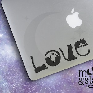 Love Cats Cat Decal Cat Sticker Cat Stickers Cat Lover - Etsy