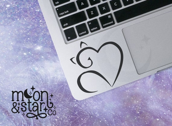 Cat Heart Cat Decal Cat Sticker Cat Lover Gift Cat Gift - Etsy