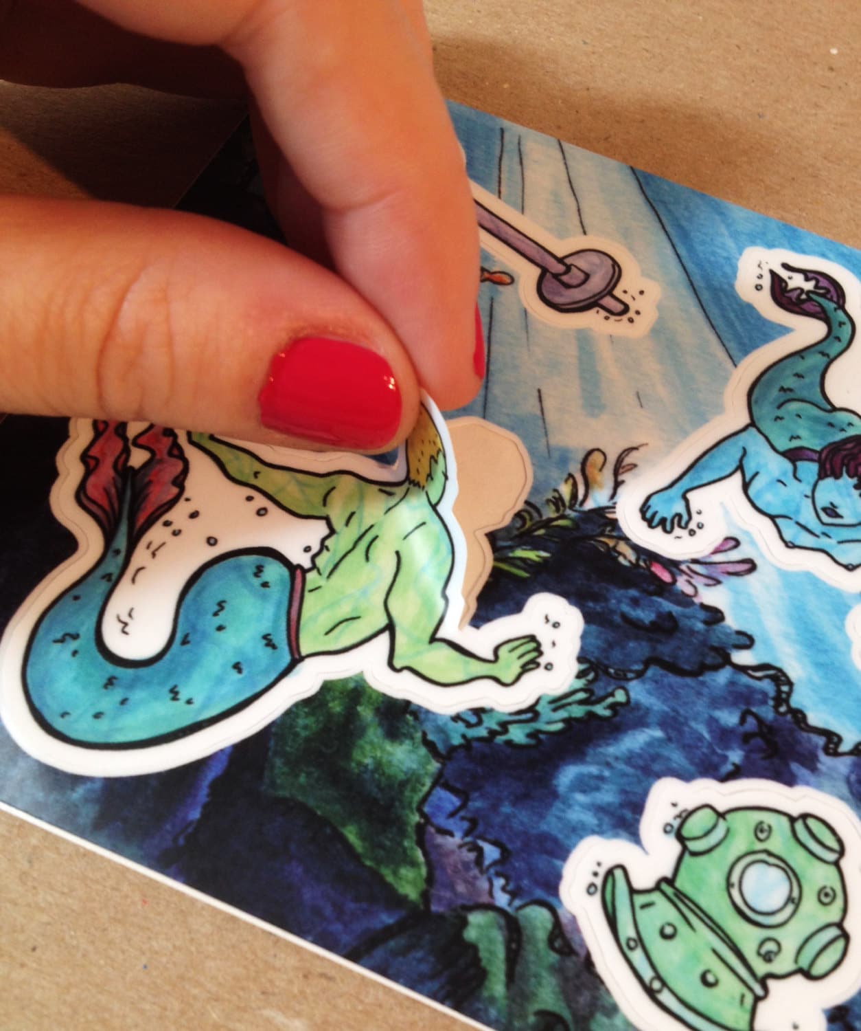 BUFF MERMAIDS 4x6 Sticker Sheets - Etsy