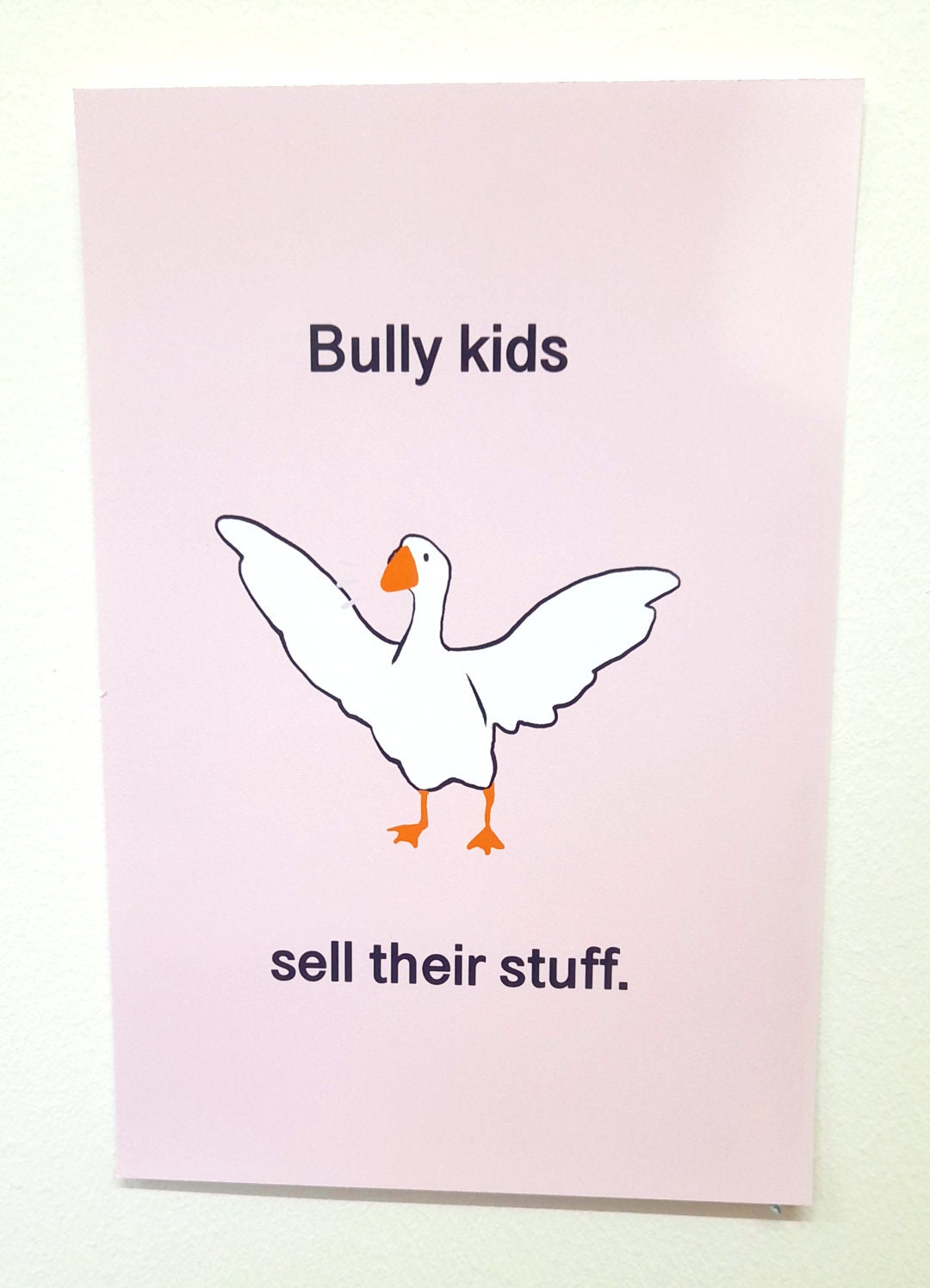 Bad Goose, A5 Print, Funny Meme, Goose Print - Etsy