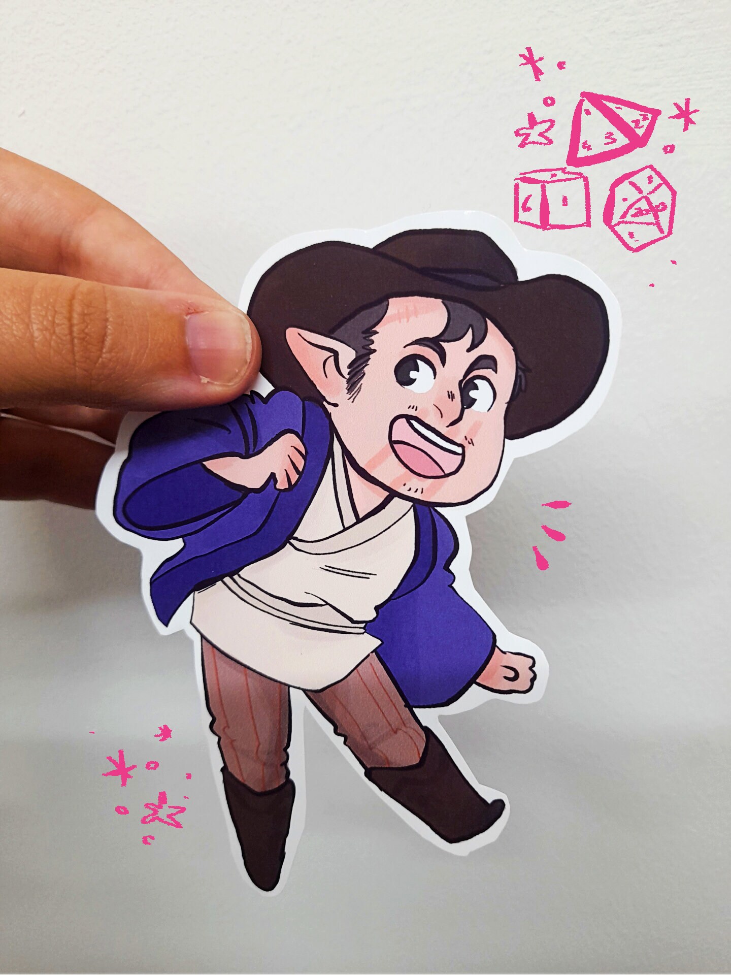 Custom D&D Character Stickers Dnd Sticker Pack Cute Dnd - Etsy