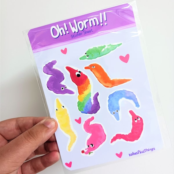 Fuzzy Worm Toys - Etsy