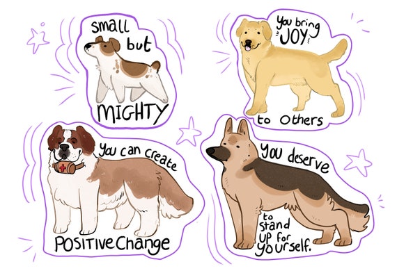 Motivational Doggo Stickers series 2 | Etsy