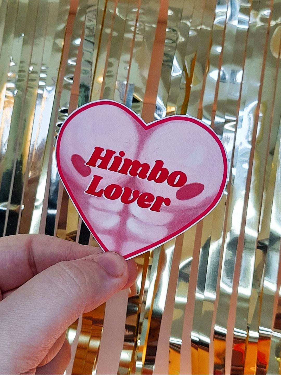 Himbo Lover Sticker Cute Fun Vinyl Decal Sticker Himbo Meme - Etsy