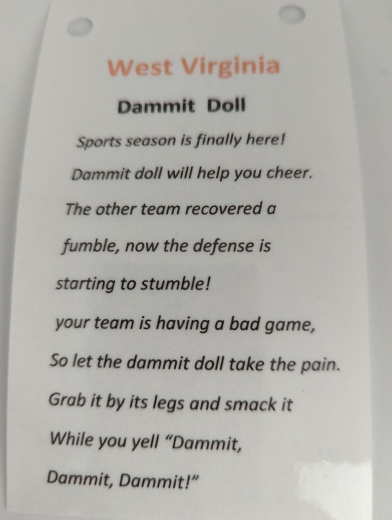 Unique Oregon Ducks Fan Gift - Dammit Doll for Football Lovers - Etsy