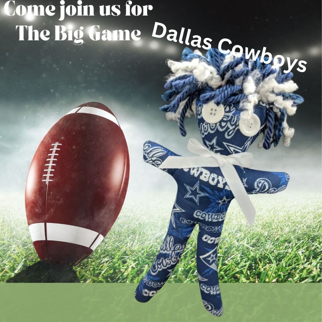 Dallas Cowboys Football Dammit Doll. Doll is 15" Tall X 8" Wide. Great ...