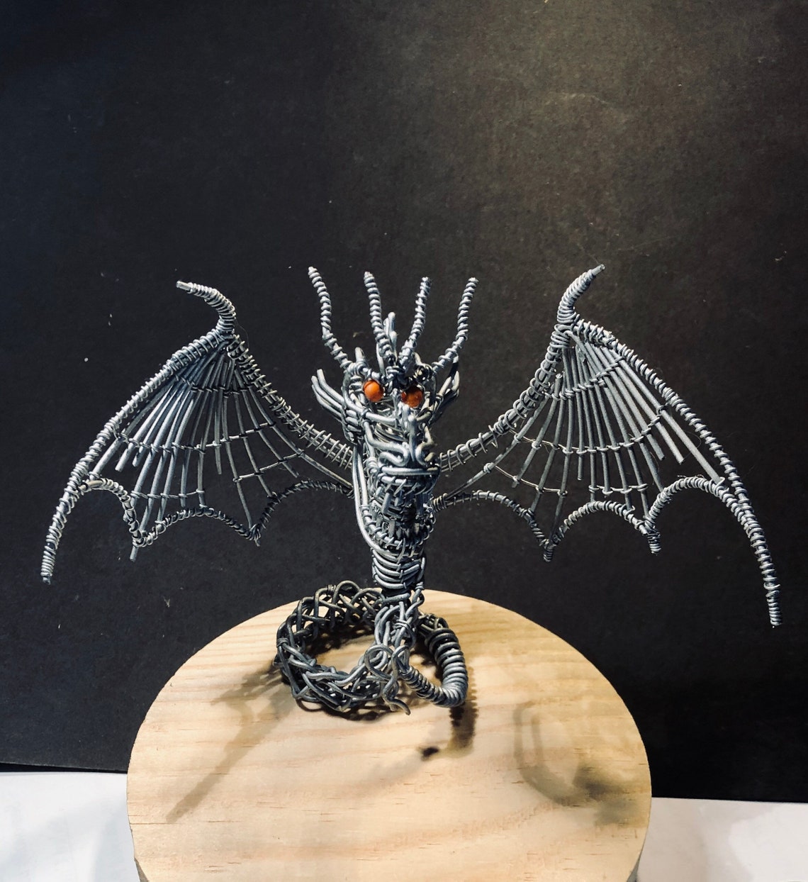 Wire Dragon and Baby Dragon Handmade | Etsy