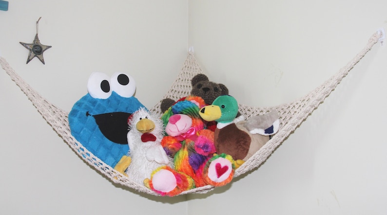 Crochet Storage Toy Hammock Net PDF Instant Download Pattern Kids Room ...