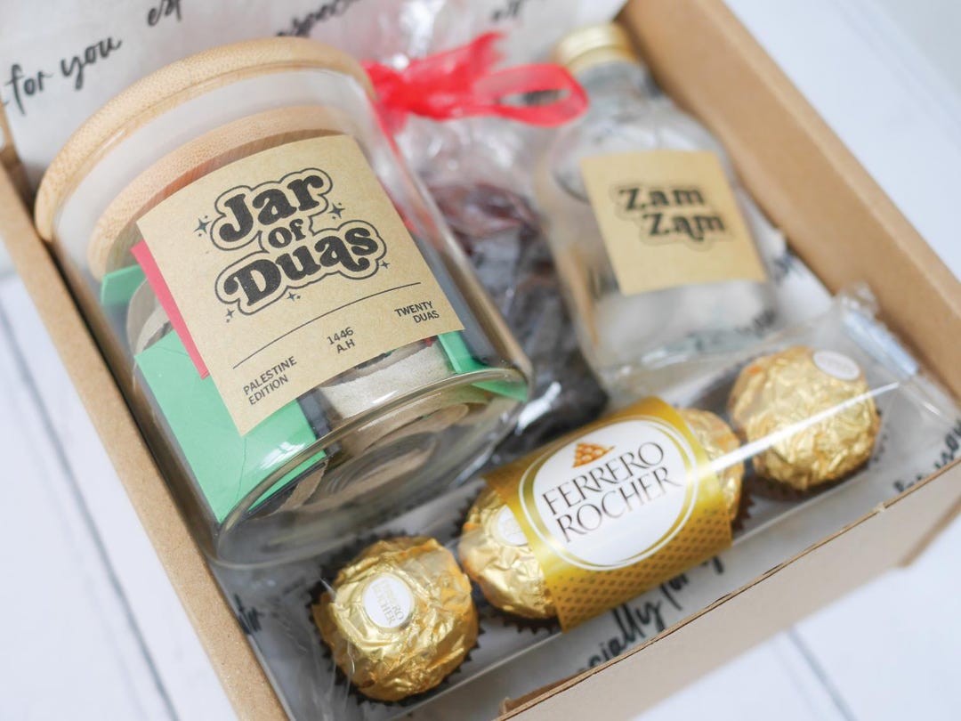 Palestine Dua Jar Gift Set, Eid Gift, Ramadan Gift, Twenty Duas in a ...