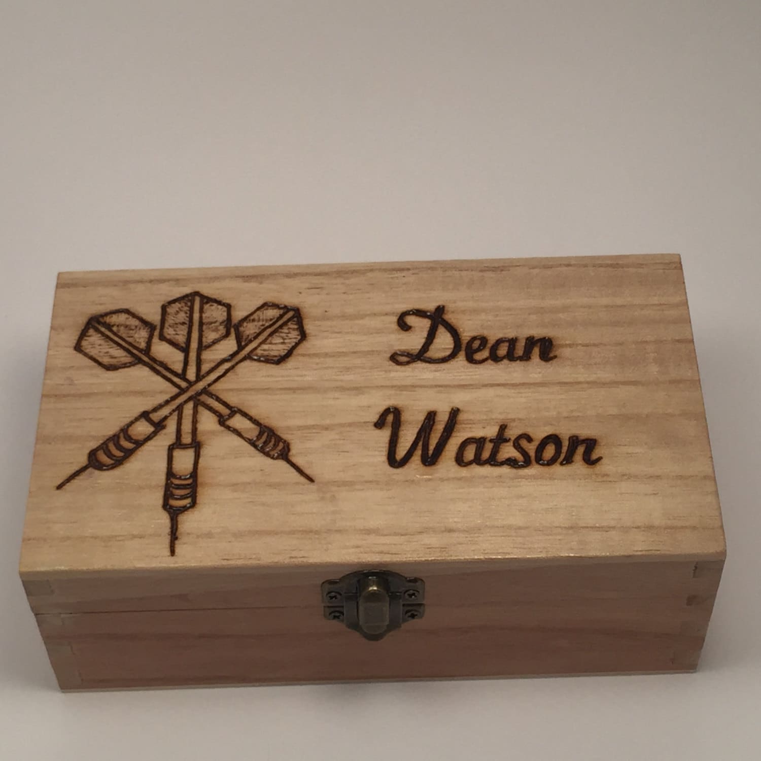 Personalised Wooden Darts Case - Etsy UK