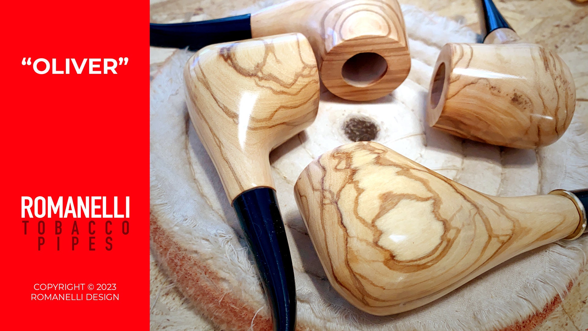 Smoking Pipe oliver Wood Tobacco Pipe Gift Special Hand-crafted Unique ...