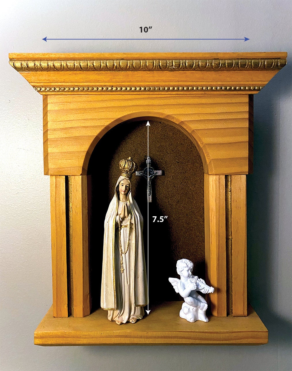 In-home Shrine Altar | 8x12" Uniquely Designed for Traditional Devotion ...