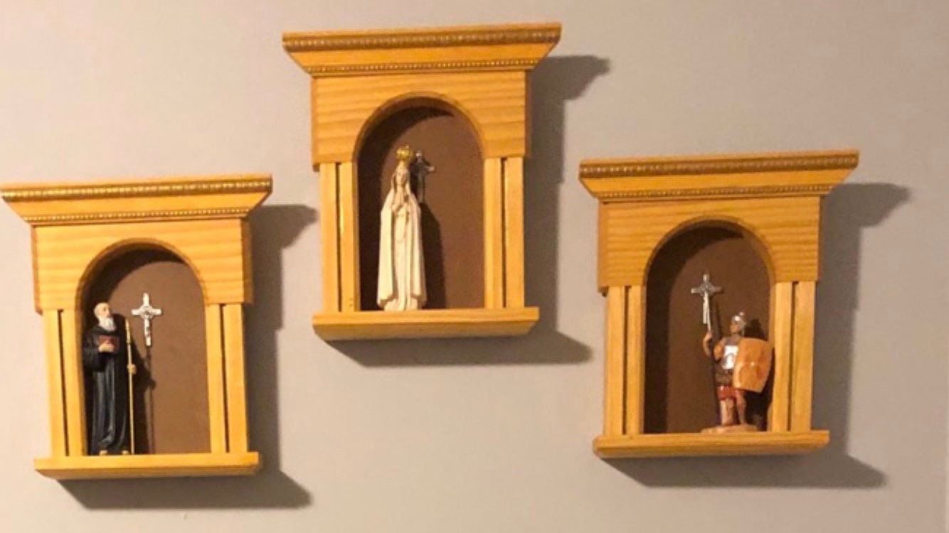 In-home Shrine Altar | 8x12" Uniquely Designed for Traditional Devotion ...