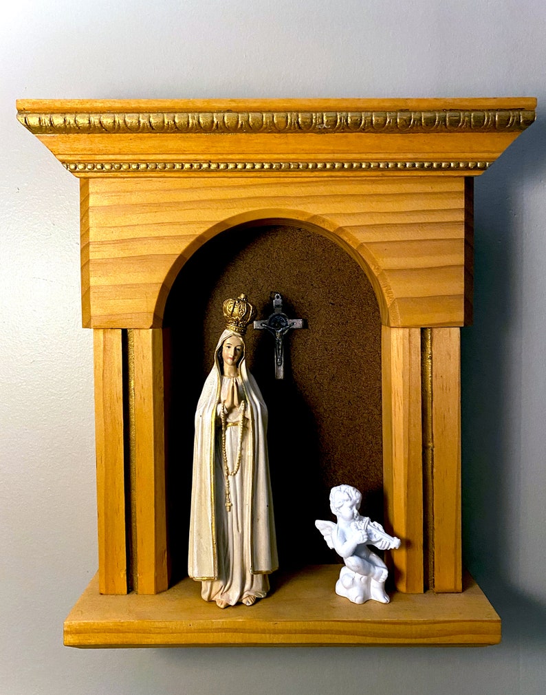 In-home Shrine Altar | 8x12" Uniquely Designed for Traditional Devotion ...