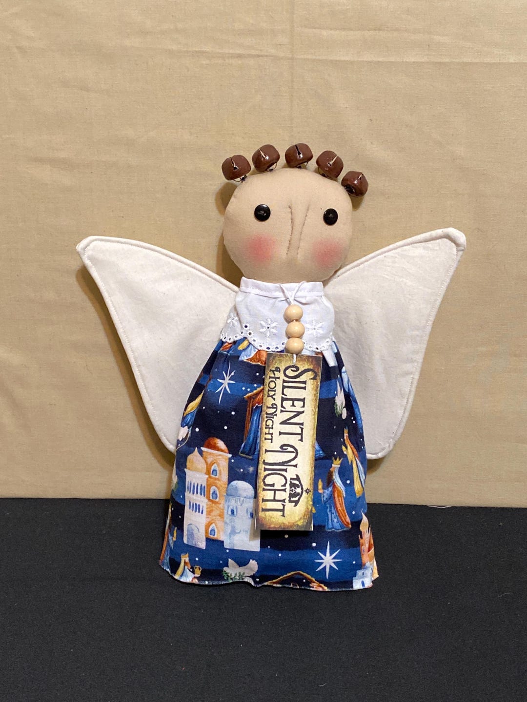 Primitive Christmas Angel With Hang Tag - Etsy