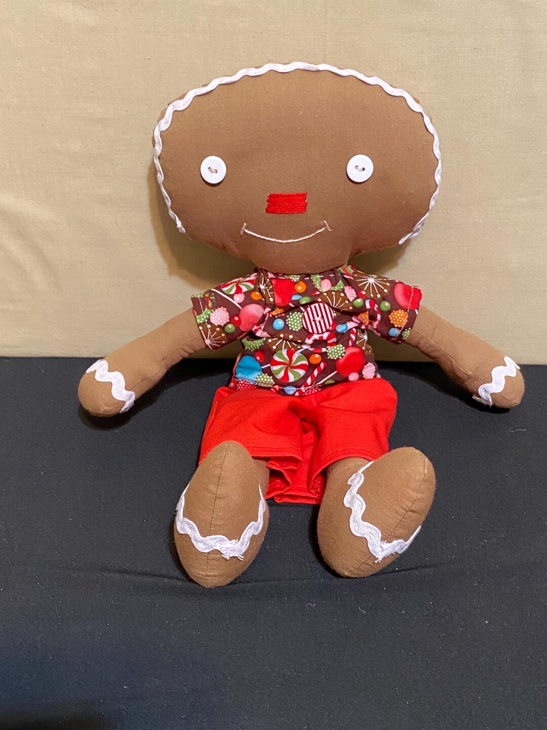 Gingerbread Boy Doll - Etsy