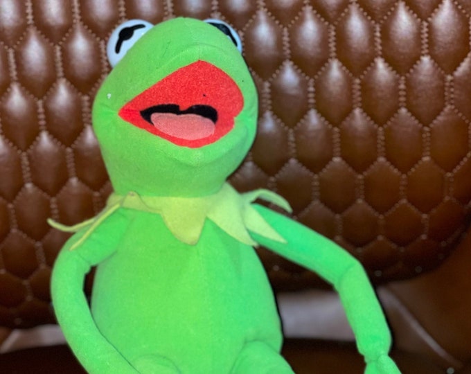 Vintage Kermit the Frog Jim Henson Muppet Plush - Etsy