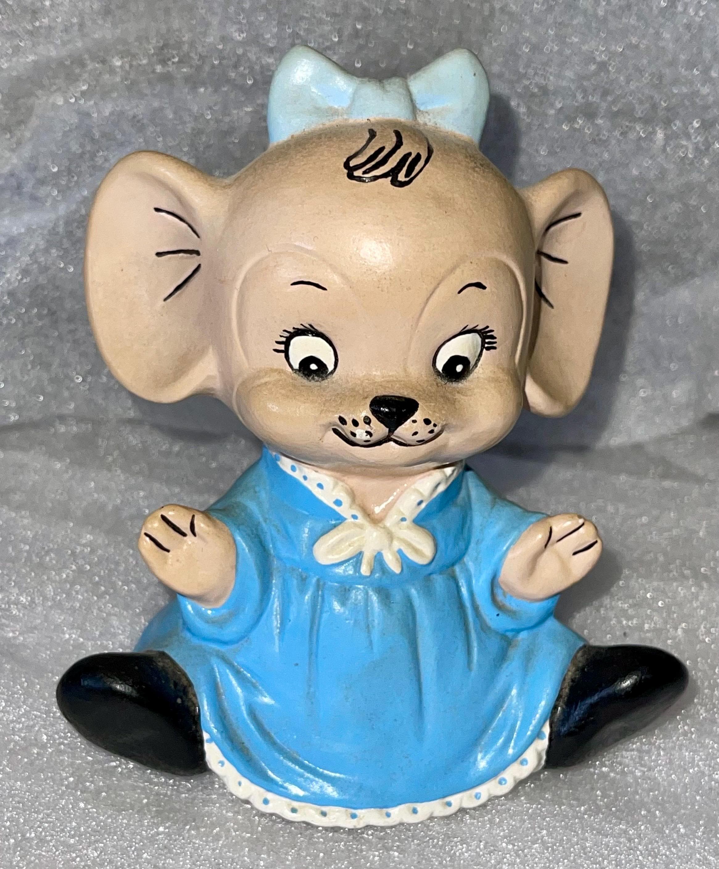 Vintage Set of Mouse Statue Figurines Collectible - Etsy