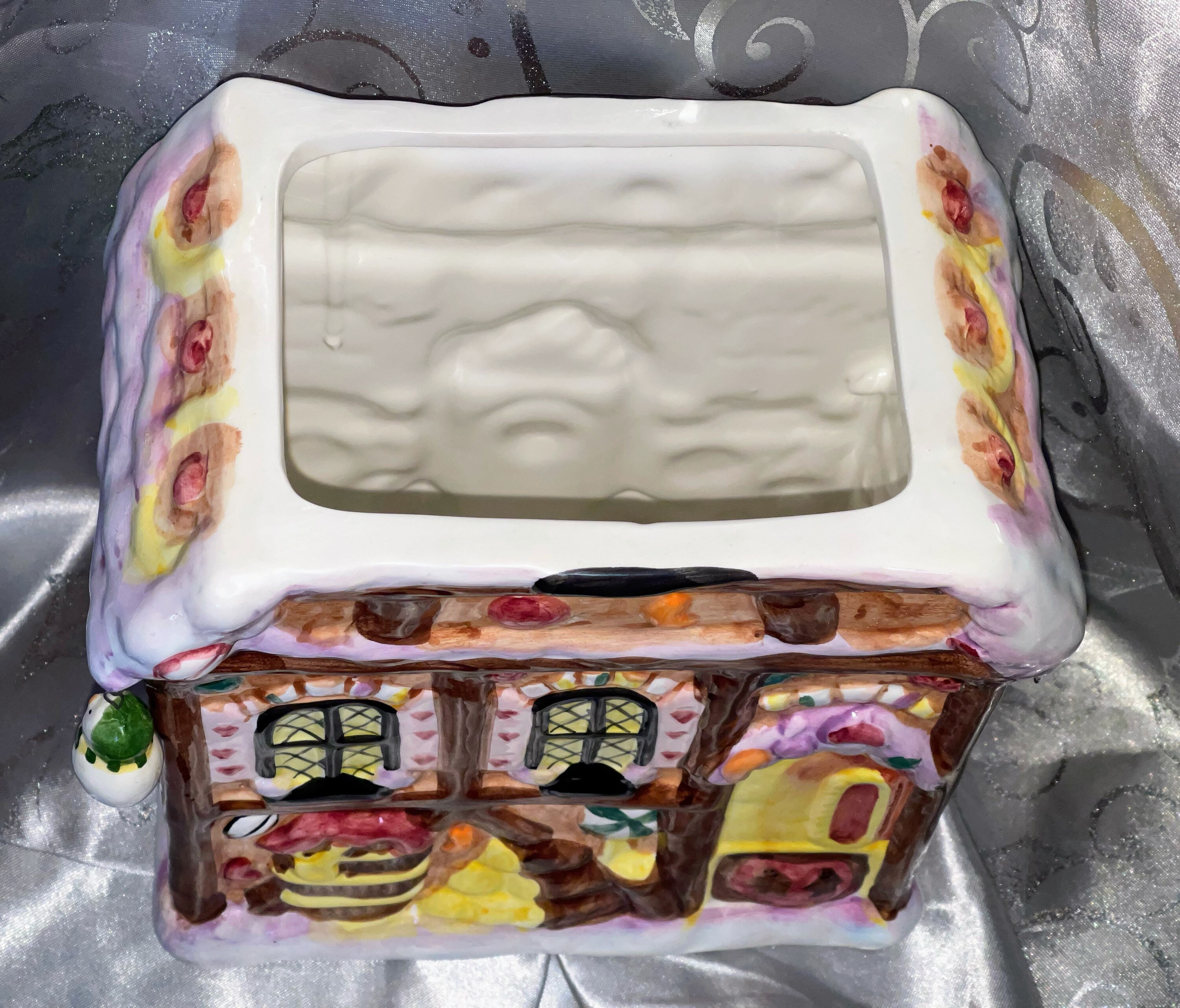 Vintage Ceramic Cookie Jar House Christmas Village Holiday Decor - Etsy