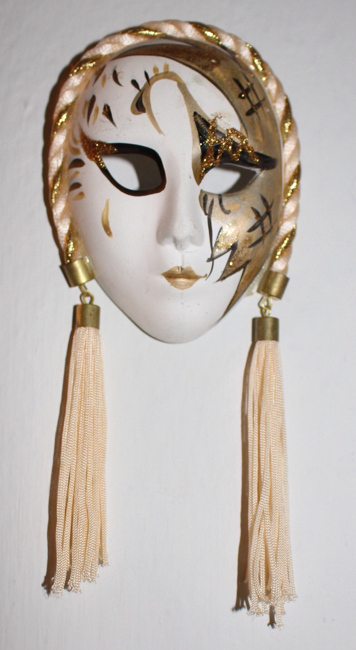 Vintage Handmade Jester Lady's Face Mask Ceramic Decor Jester Mask - Etsy