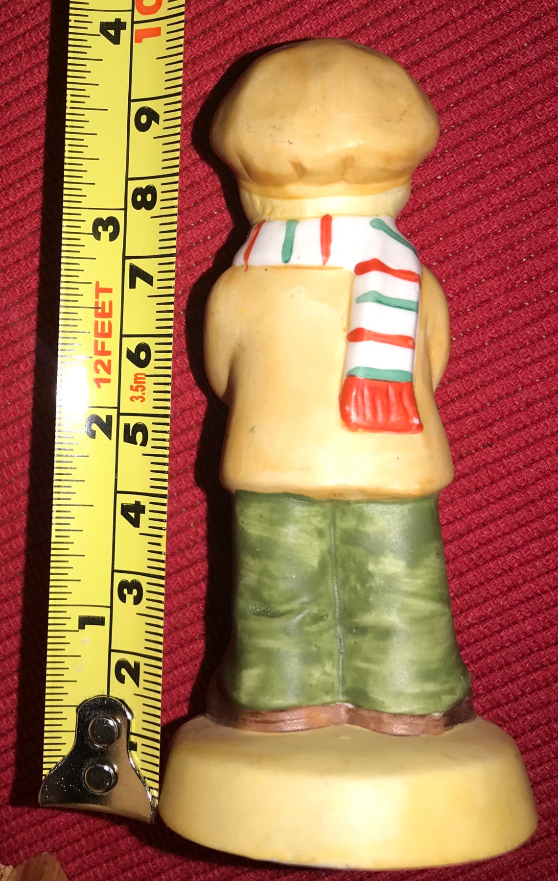 Vintage Russ Berrie Porcelain Collectible Figurine Ceramic Boy Wearing ...