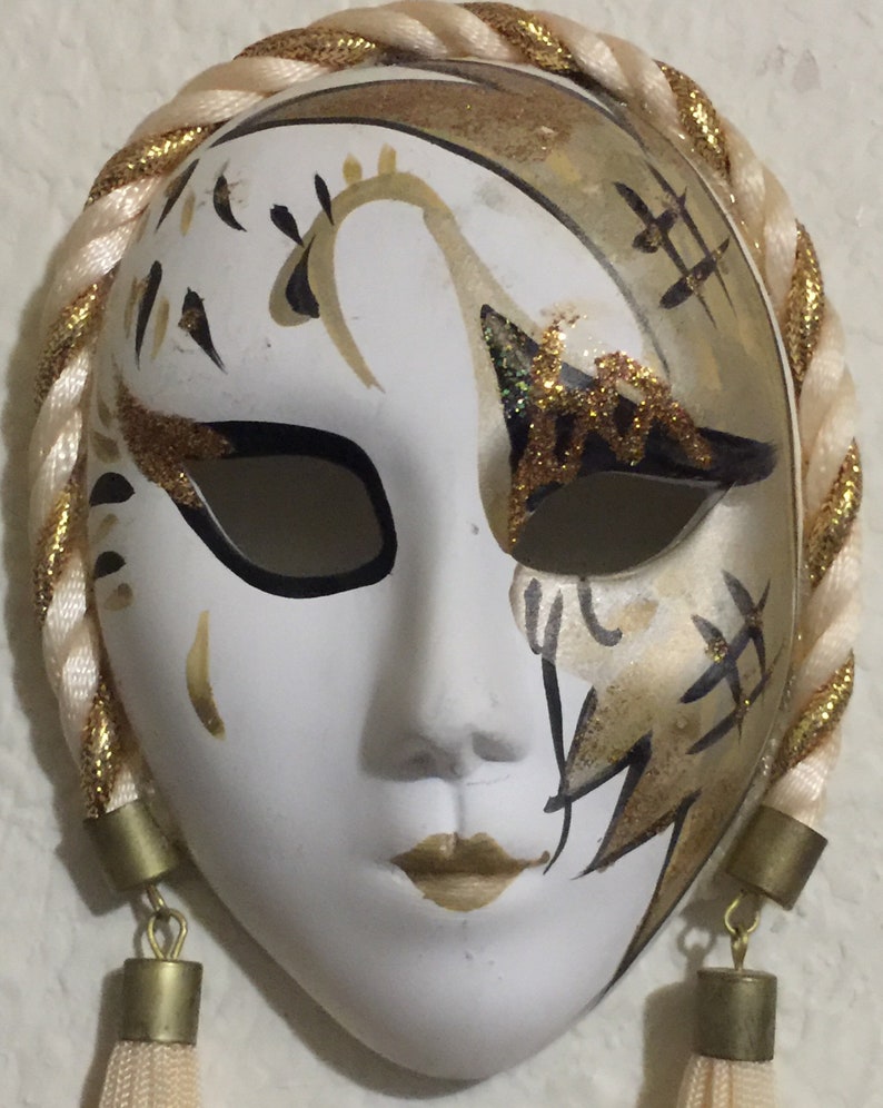 Vintage Handmade Jester Lady's Face Mask Ceramic Decor Jester Mask - Etsy