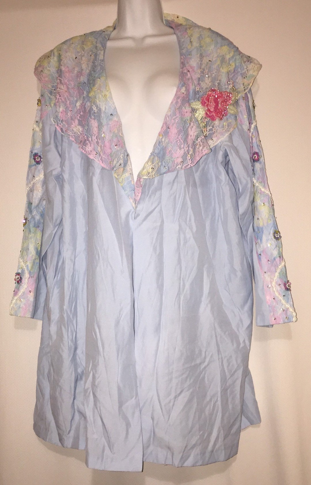 Lacy Afternoon by Shell Kepler Light Blue Robe New With Tags - Etsy