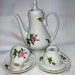 Vintage Kahla Made in Germany Rose Pattern Design Teapot With 2 Cups ...