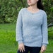 Round Yoke Sweater PDF Crochet Pattern, Women's Circular Yoke Top Down ...