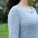 Round Yoke Sweater PDF Crochet Pattern, Women's Circular Yoke Top Down ...