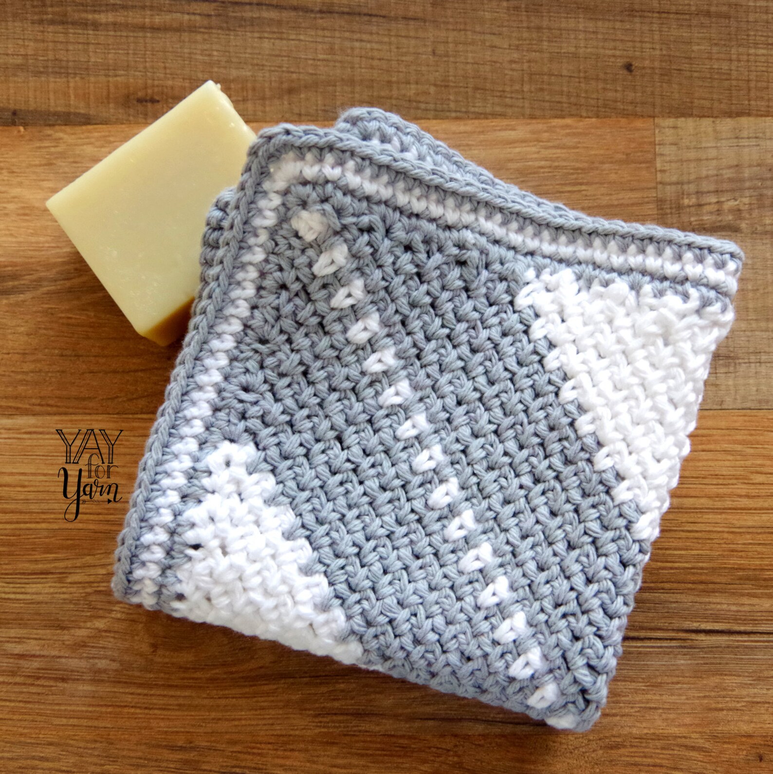 Crochet Washcloth Pattern, Crochet Face Cloth Pattern, Crochet Wash ...
