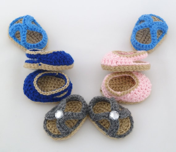PDF CROCHET PATTERN Summer Sandal Pack 2 Closed-toe & | Etsy