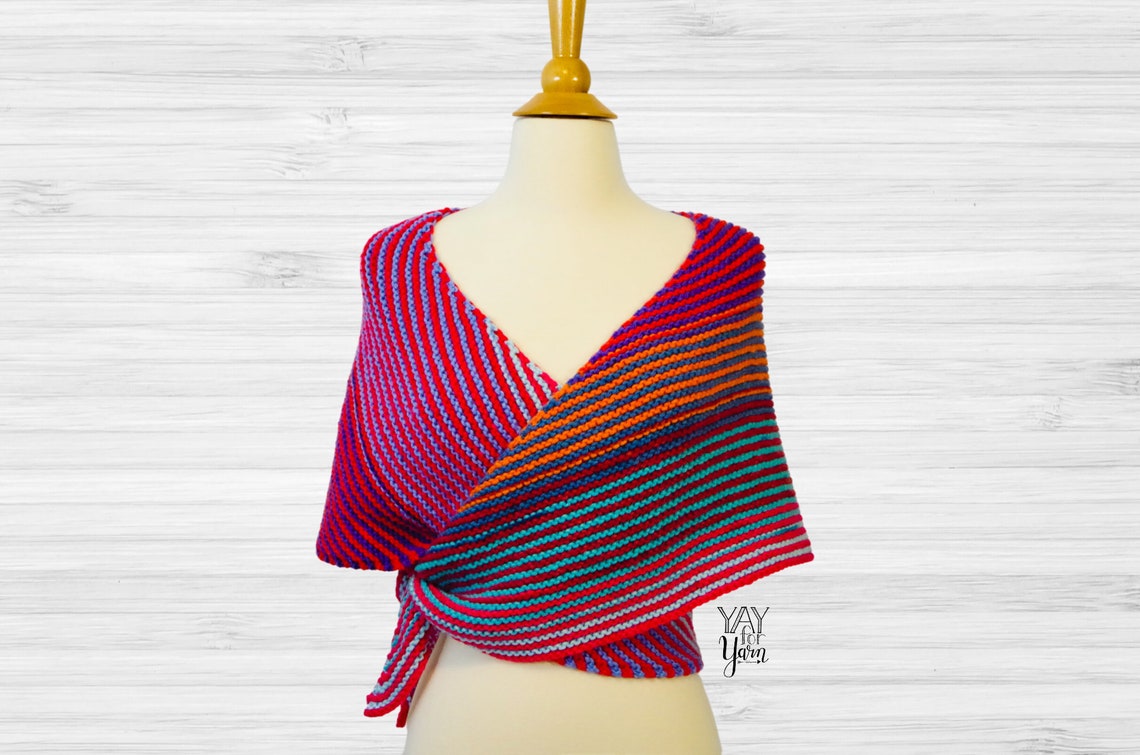 Scarf Knitting Pattern, Knitting Pattern Scarf, Boomerang Scarf ...