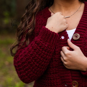 Crochet Cardigan Pattern, Plus Size Crochet Sweater Pattern, Crochet ...