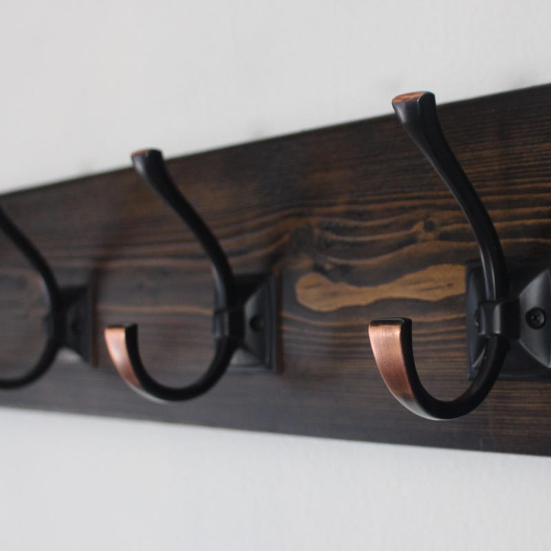 Modern Chic Wall Coat Rack - Etsy