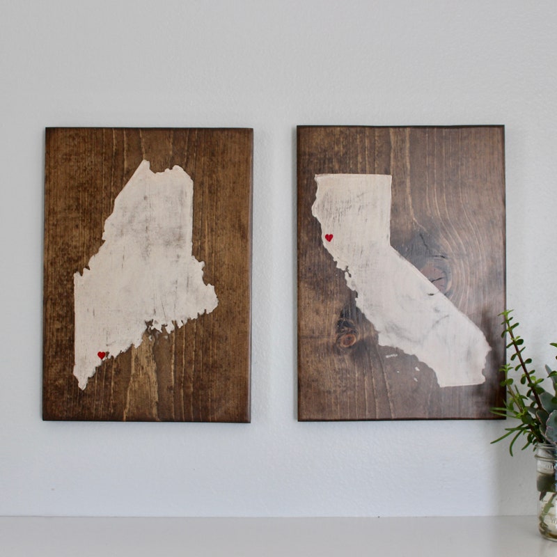 Custom State Map - Etsy