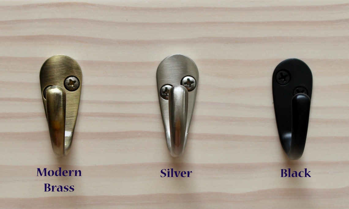 58 Extra Long Shelf With Hooks Cute and Simple | Etsy