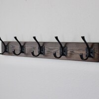 Rustic Coat Rack - Etsy