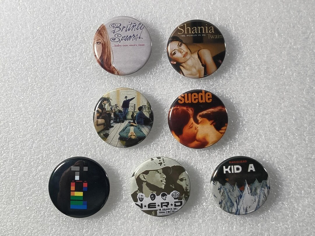1990s 2000s Album Pinback Buttons 1.25 Pop Alternative Music - Etsy